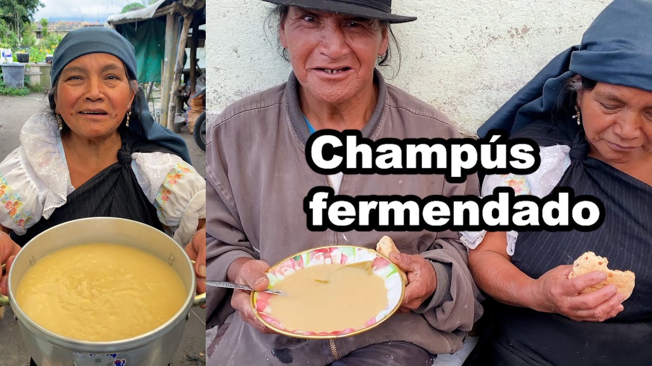 Preparando Champus, (colada fermentada) - MAMÁ JOSEFA - YouTube