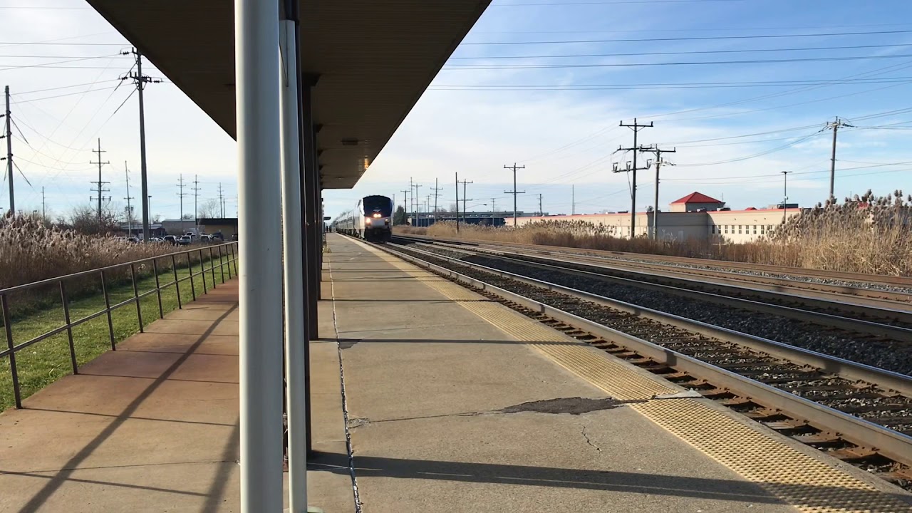 Amtrak 64 Maple Leaf at Depew, NY - YouTube