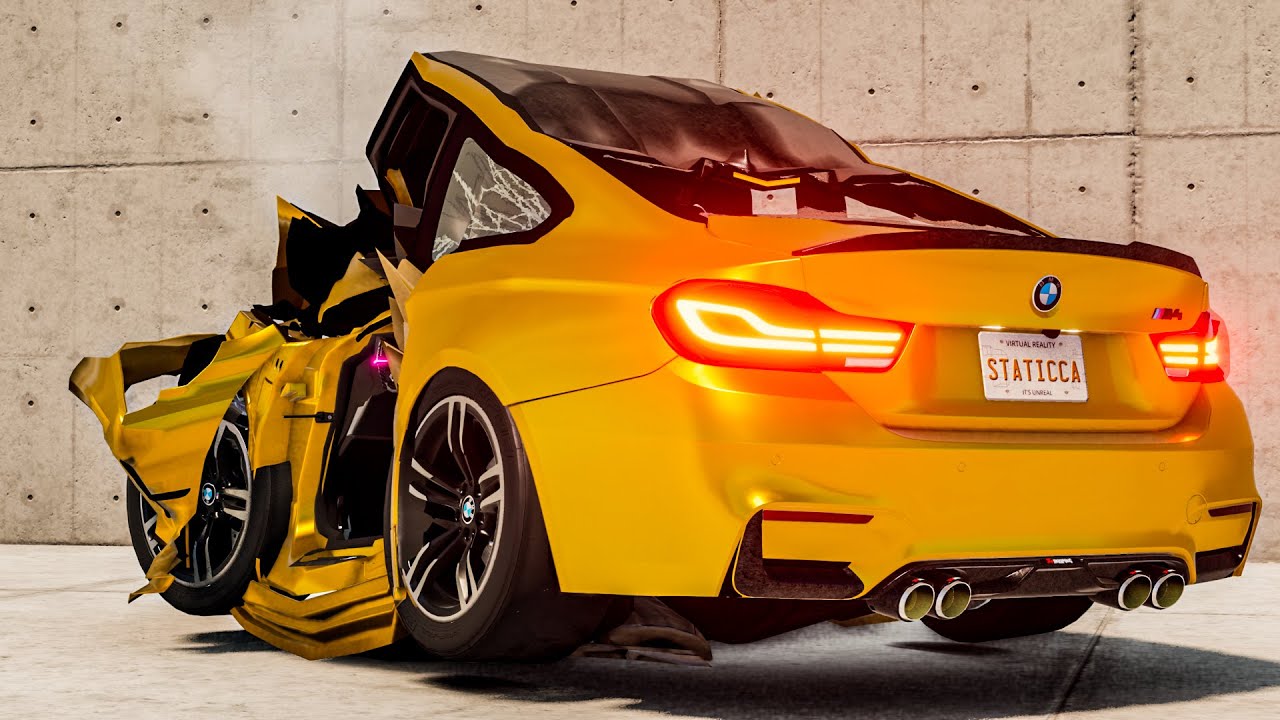 BMW F32 4 Series Coupe M4 Competition Sport Edition Crash Test - BeamNG ...