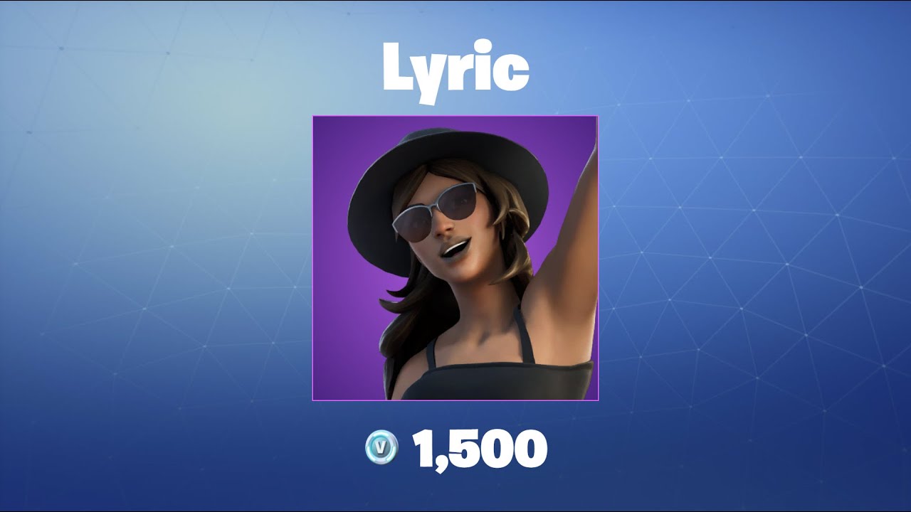 Lyric | Fortnite Outfit/Skin - YouTube