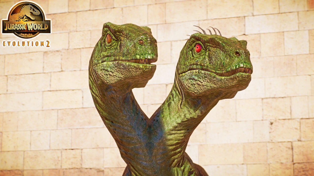 Jurassic World Rebirth: 2-Headed Raptor / Mutant Dinosaur Showcase and ...