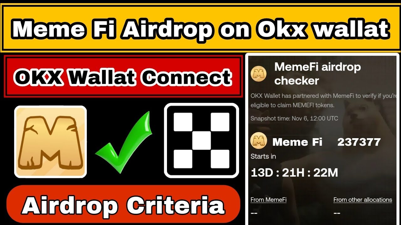 How to Connect Meme Fi OKX Wallat | Meme Fi Wallat Connect Problem ...