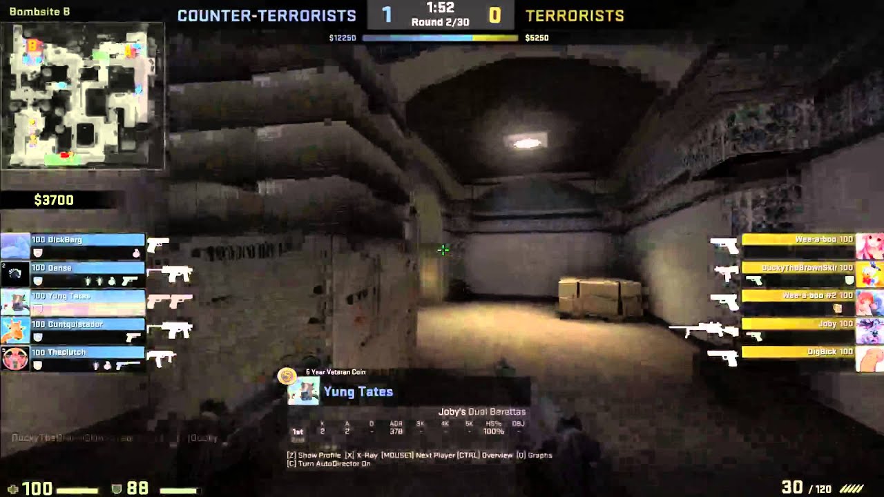 Counter Strike: Global Offensive - DMG Dust 2 Dualies Ace - YouTube