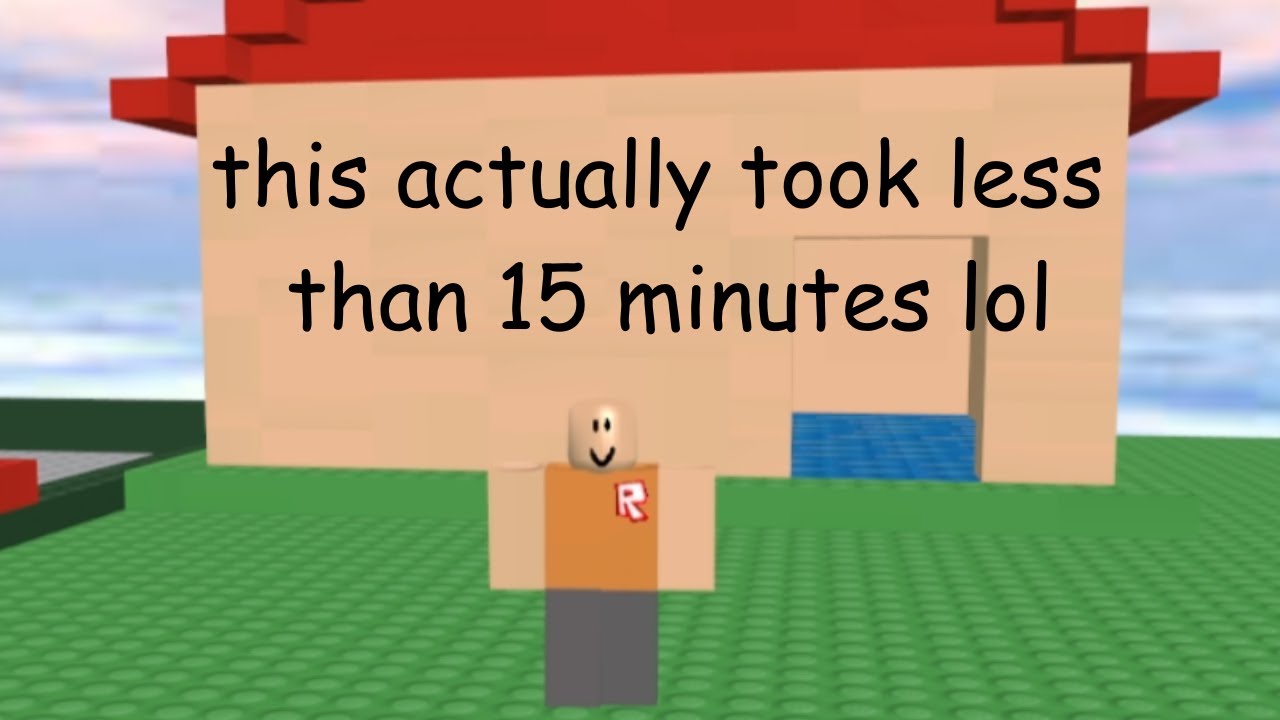 Happy Home | Early 2007 Roblox Speed Build - YouTube