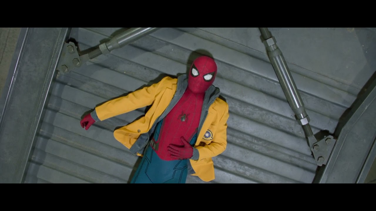spider man learning his soot abilities in spiderman home coming movie ...