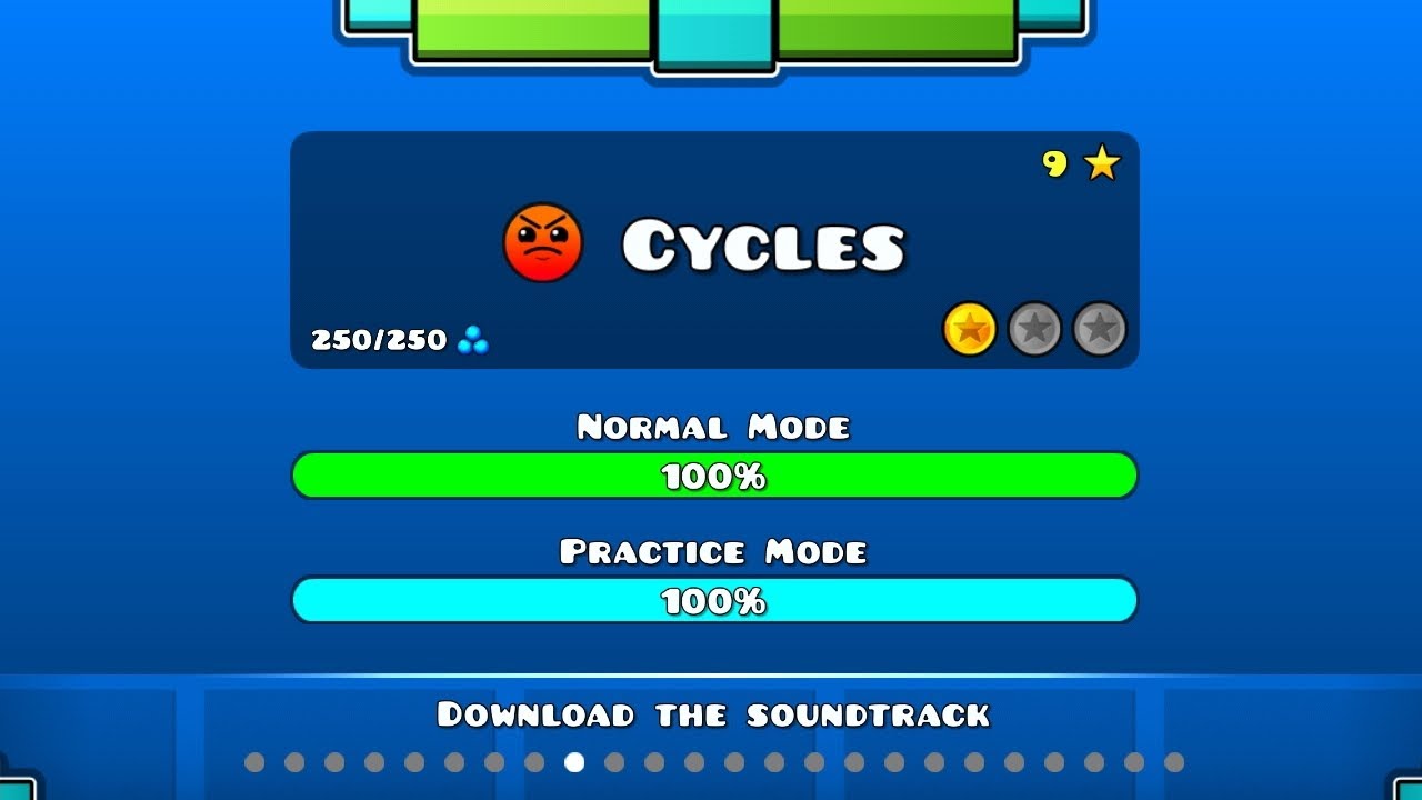 Cycles | Geometry dash - YouTube