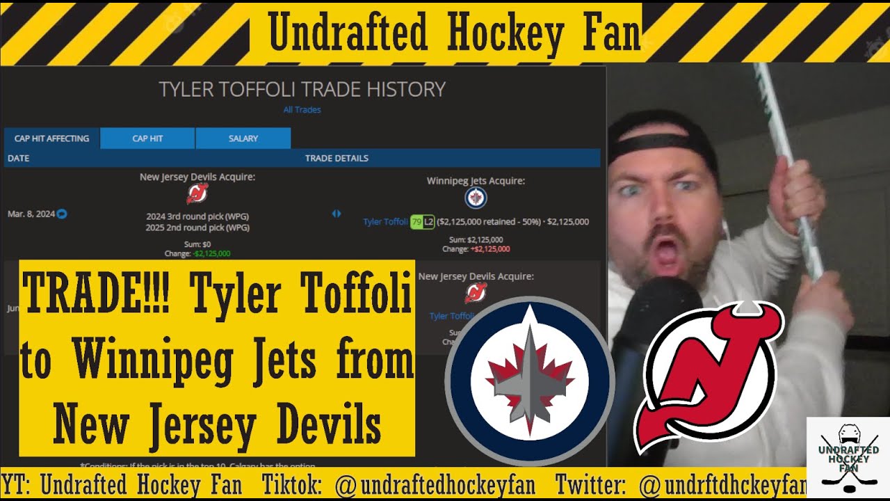 TRADE!!! Tyler Toffoli to the Winnipeg Jets!!! Will he re-sign with New ...
