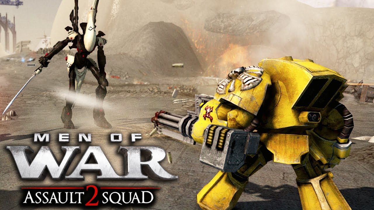 Imperial Fists vs Eldar Craftworld - Men of War: Warhammer 40k Mod ...