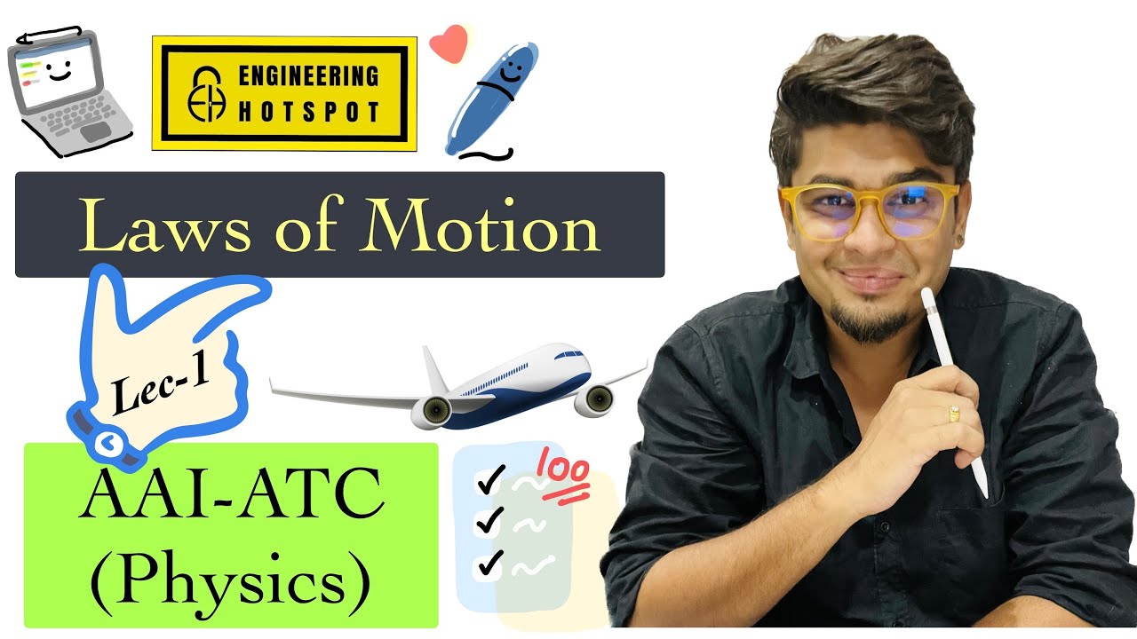 ️ Laws of Motion Lecture-1 | Newton's 1st, 2nd and 3rd Law of Motion ...