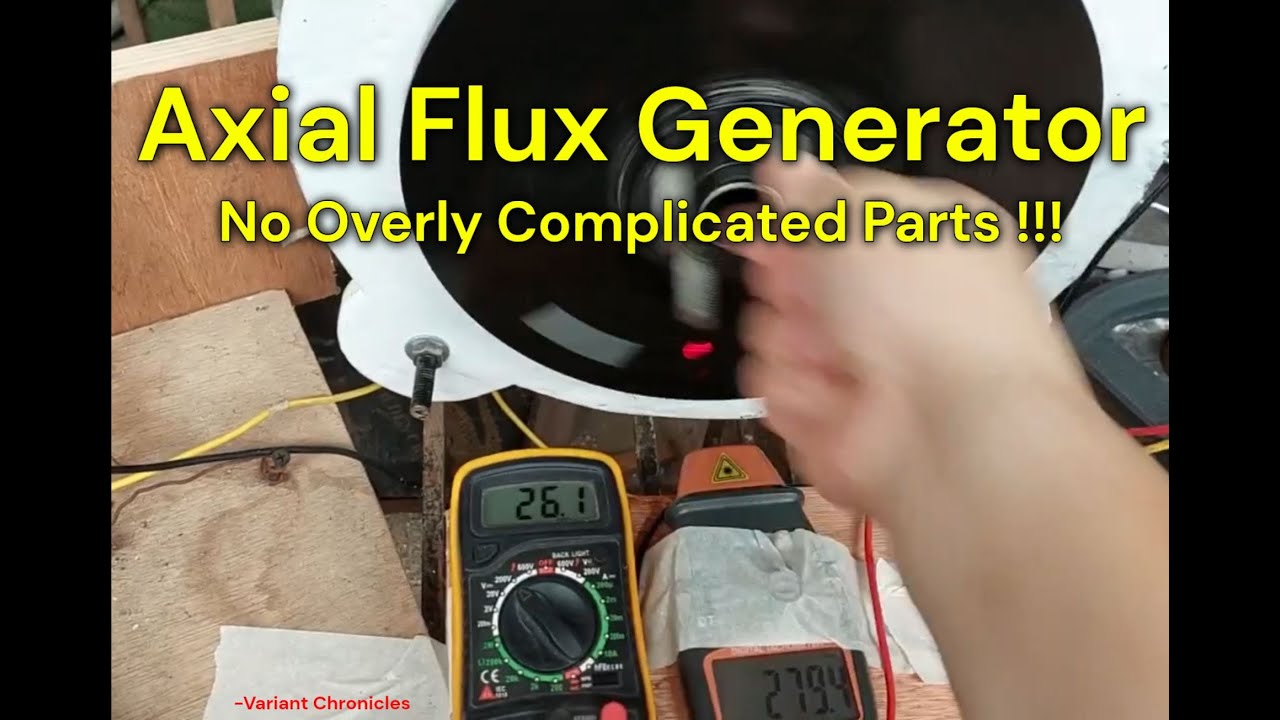 1kW DIY Axial Flux Generator Parts - Homemade, no overly complicated ...