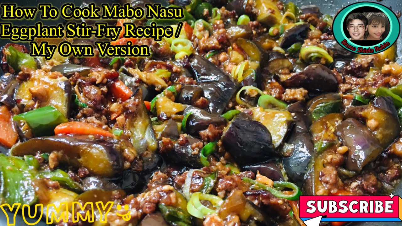 How To Cook Mabo Nasu Eggplant Stir-Fry Recipe / My Own Version # ...