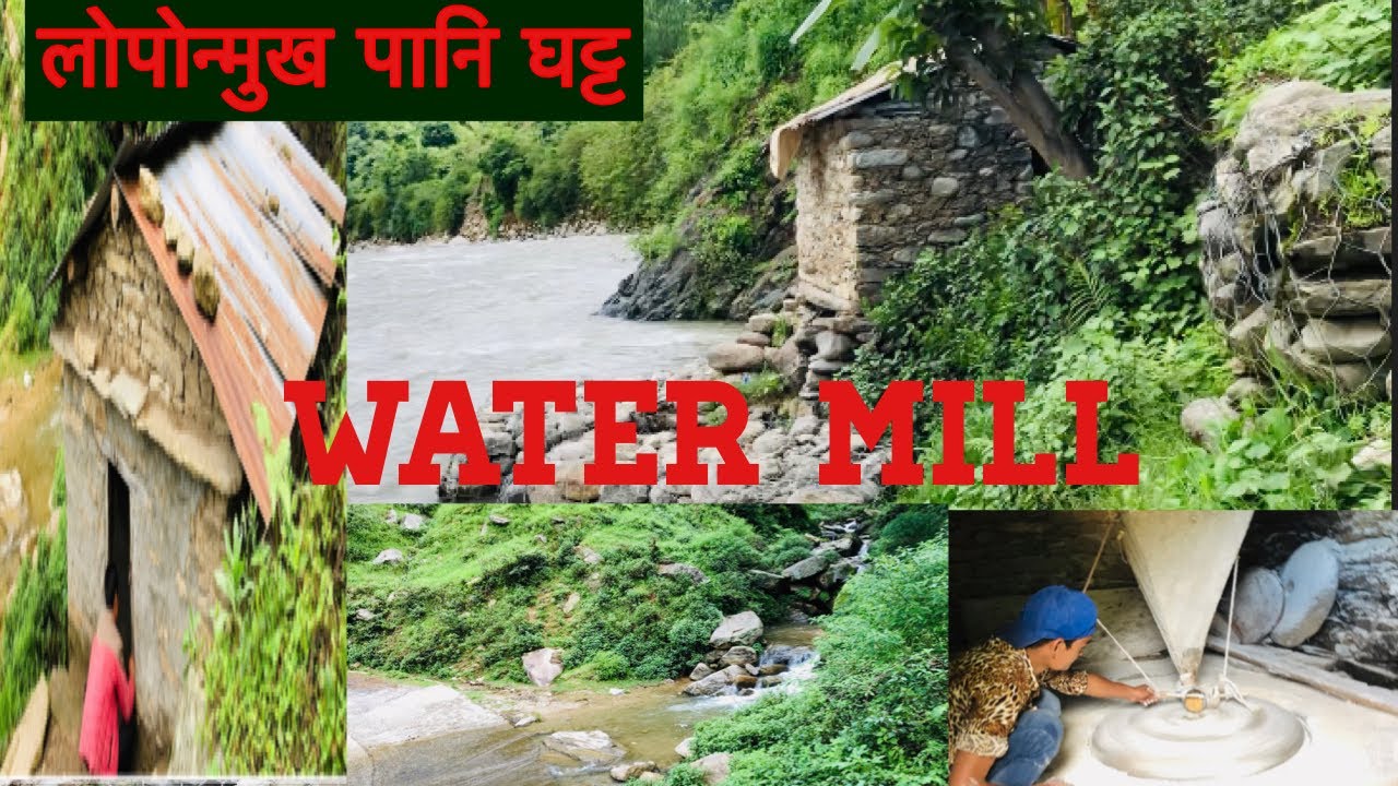 Water Mill || पानिघट्ट || Village Life in Mountain Of Nepal #panighatta - YouTube