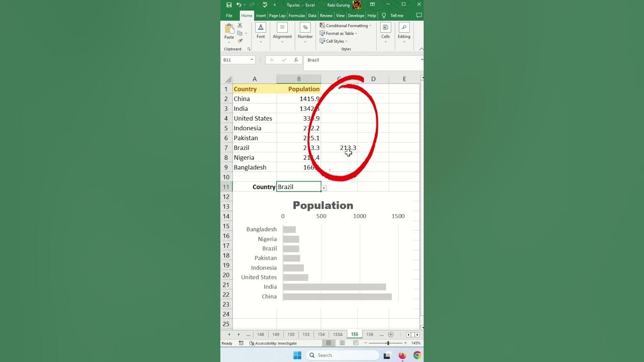 Dynamically highlight chart - Excel Tips and Tricks - YouTube