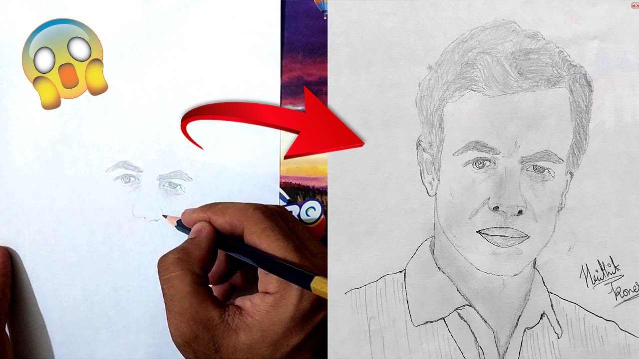 How To Draw Simon Baker | Patrick Jane | Drawing | Sketch - YouTube