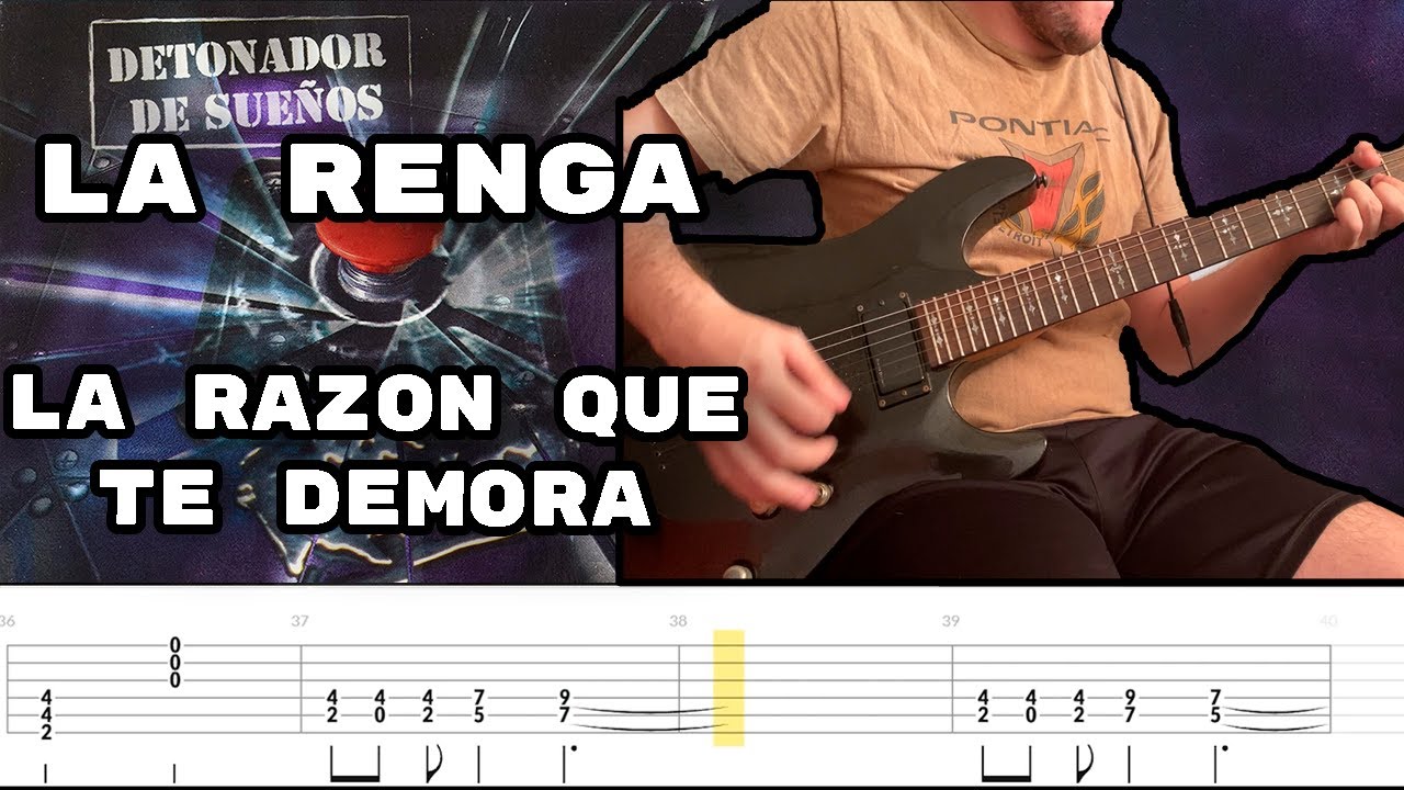 La Razon Que Te Demora - La Renga [+Tabs] - YouTube