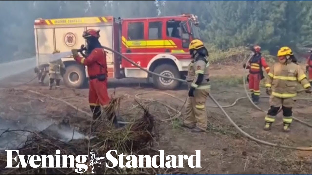 Chile heatwave threatens to worsen wildfires - YouTube