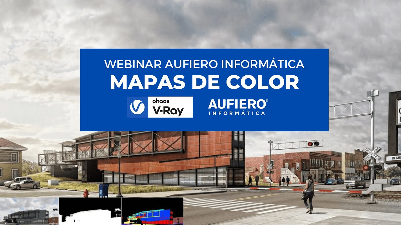 Como utilizar los Mapas de Color en V-Ray - YouTube
