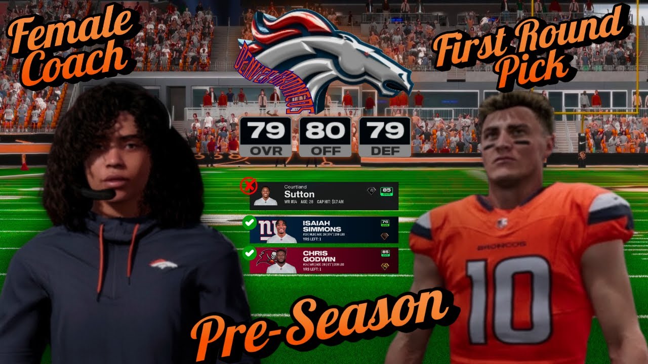 Denver Broncos Franchise With First Female Head Coach in Madden 25 ...