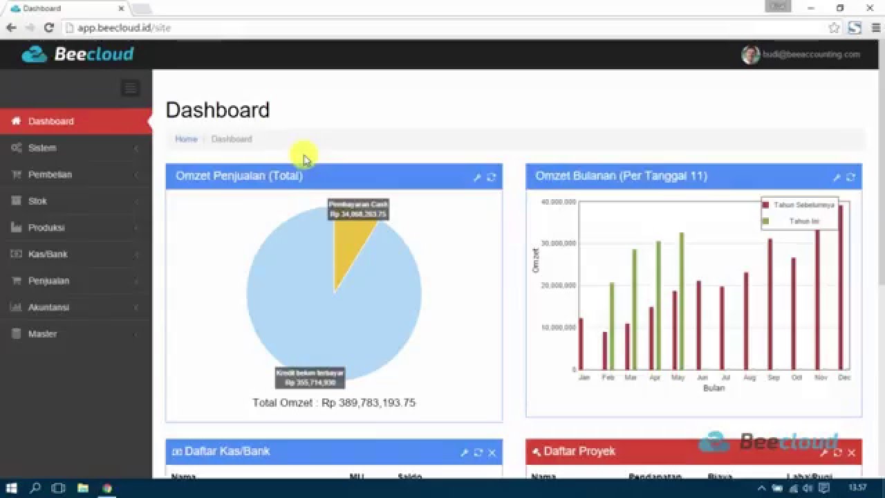 BeeCloud - Software Akuntansi Online Demo Transaksi 8 Menit - YouTube