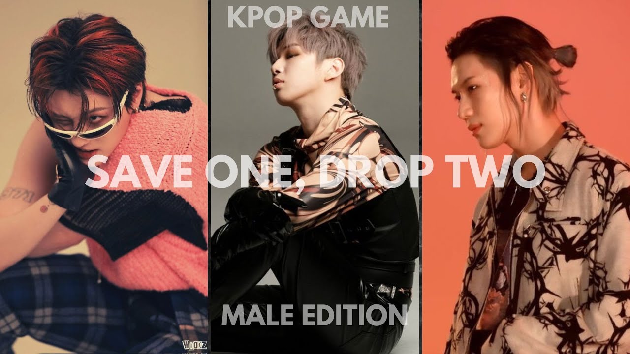 SAVE ONE DROP TWO KPOP GAME [MALE EDITION] #2 (HARD) - YouTube