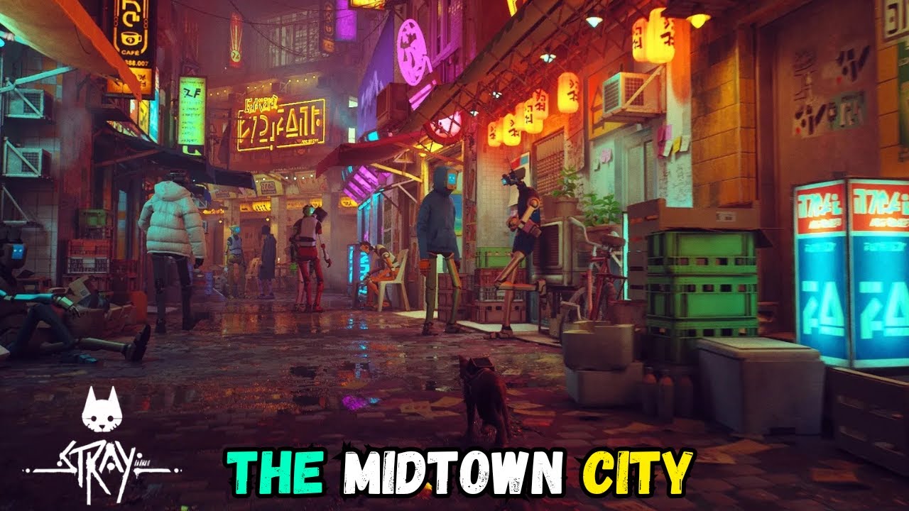 WELCOME TO THE MIDTOWN ROBOT CITY 🤩 | STRAY #4 - YouTube