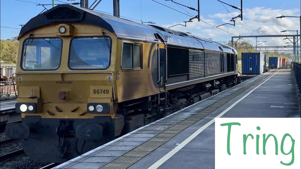 Trains at: Tring, WCML, 24/10/2023 | Boom Trainspots - YouTube