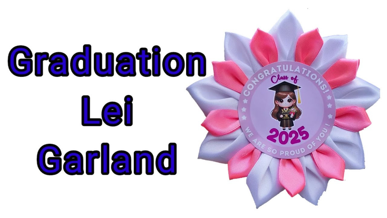 Paano Gumawa ng Garland | Graduation Lei #garland #graduationlei - YouTube