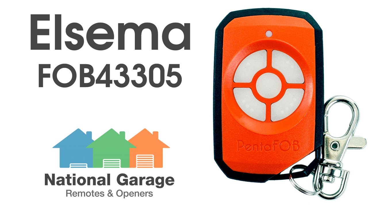 Elsema FOB43305 Garage Remote Control Video Description - YouTube