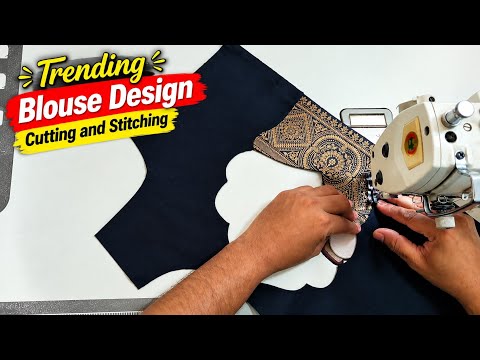 Trending Blouse Back Neck Design Cutting & Stitching | New Model Scallop Design | Blouse Designs 