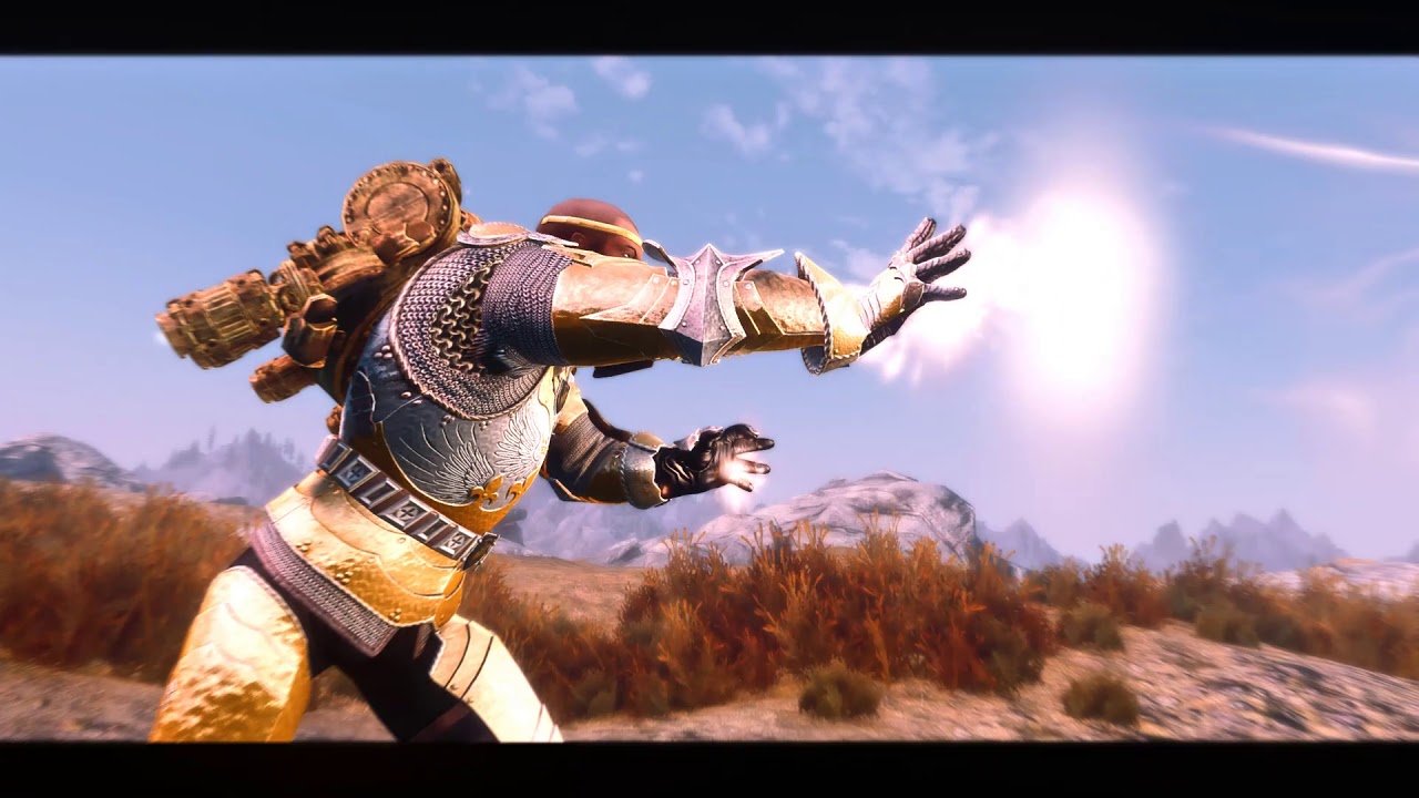 Skyrim SE Dwemer Jet pack (Immersive Real Flying) gameplay - YouTube