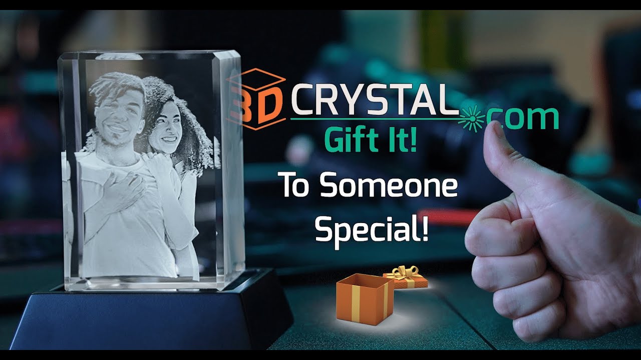 The Perfect Personalised Gift - 3D Crystal - YouTube
