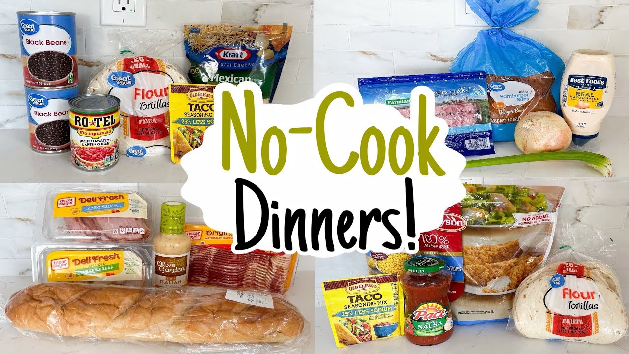 5 No-Cook Dinners That’ll SAVE Your Summer Nights | Refreshing, Lazy ...
