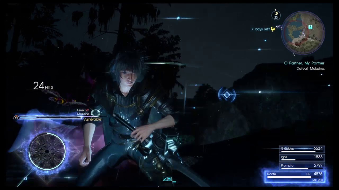 FINAL FANTASY XV - Armiger Unleashed vs Melusine - YouTube