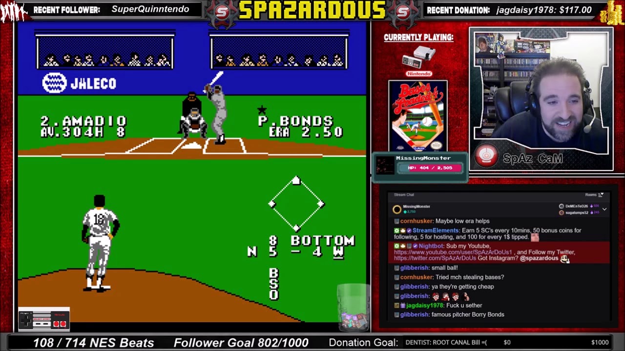 NES Beats: Bases Loaded 4 Part 1 - YouTube