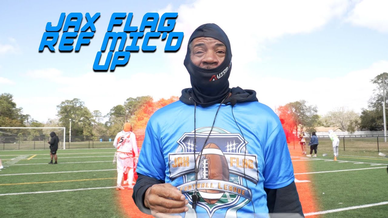 Ref Mic'd up | Heated game | Jax Flag football - YouTube