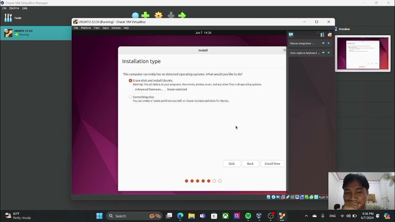 Tutorial instal ubuntu di dalam virtual box - YouTube