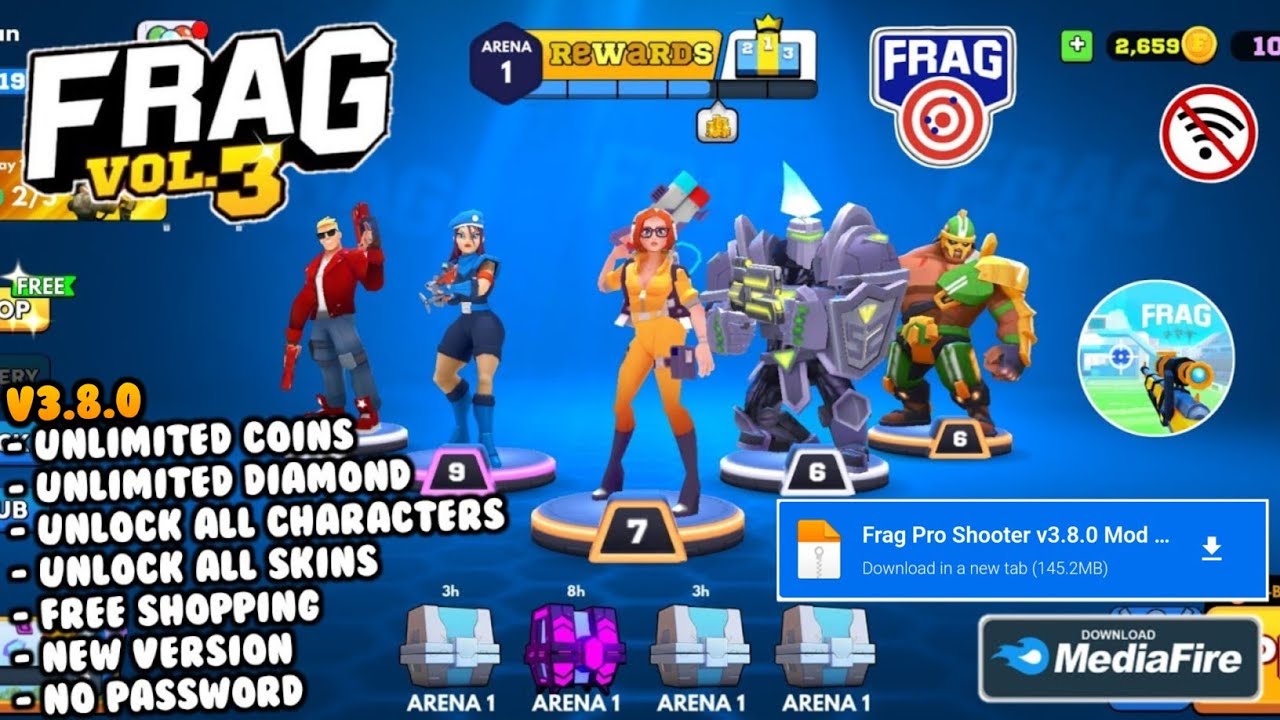Frag Pro Shooter Mod Apk v3.7.0 Terbaru 2023 - Unlimited Money, Unlock ...