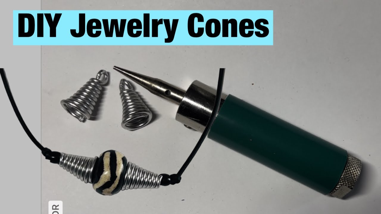 DIY-Make Your Own Cones for Jewelry - YouTube