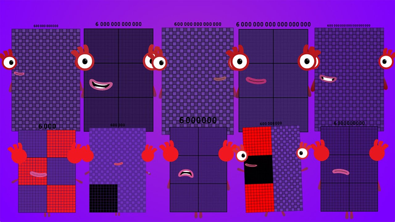 Numberblocks Band Re take! (6000-6M-6B-6T-6Q) But effects Different ...