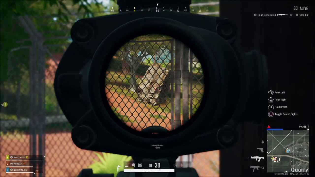 PUBG, through the tree. (PS4) - YouTube