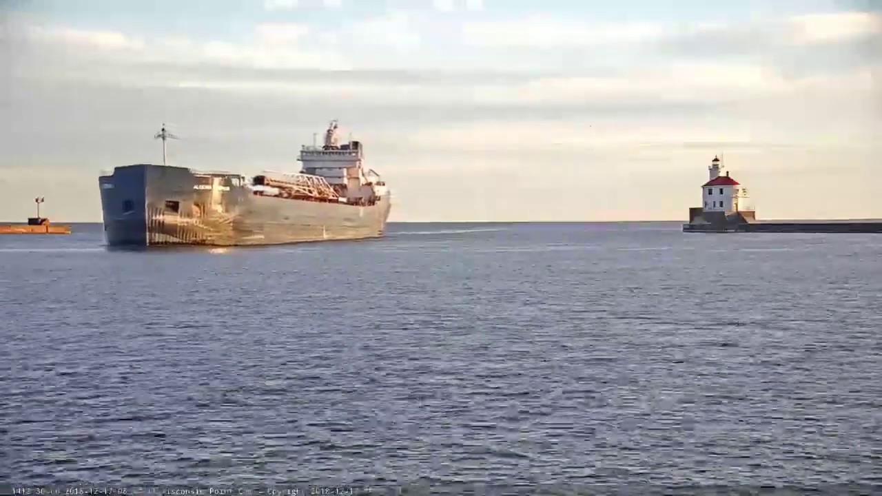 Algoma Compass arrived Superior 12/17/2018 - YouTube