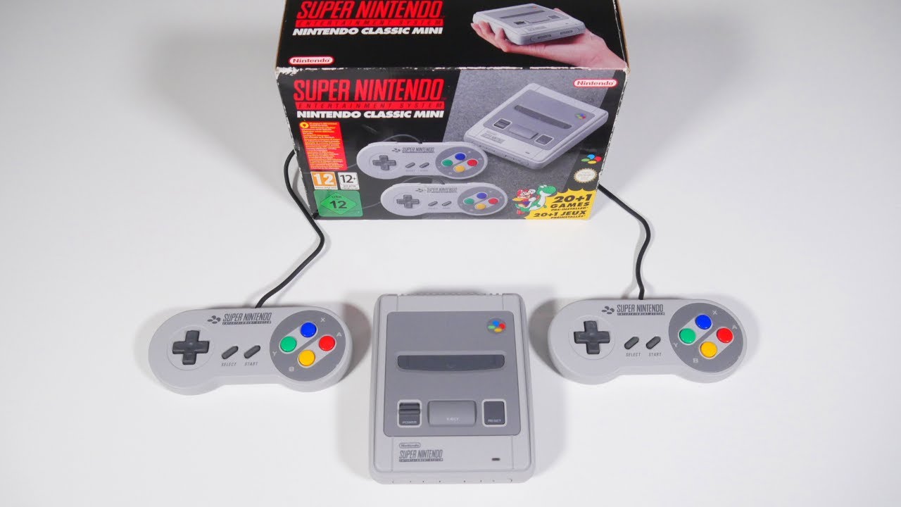 Nintendo Classic Mini Super Nintendo Entertainment System Unboxing ...