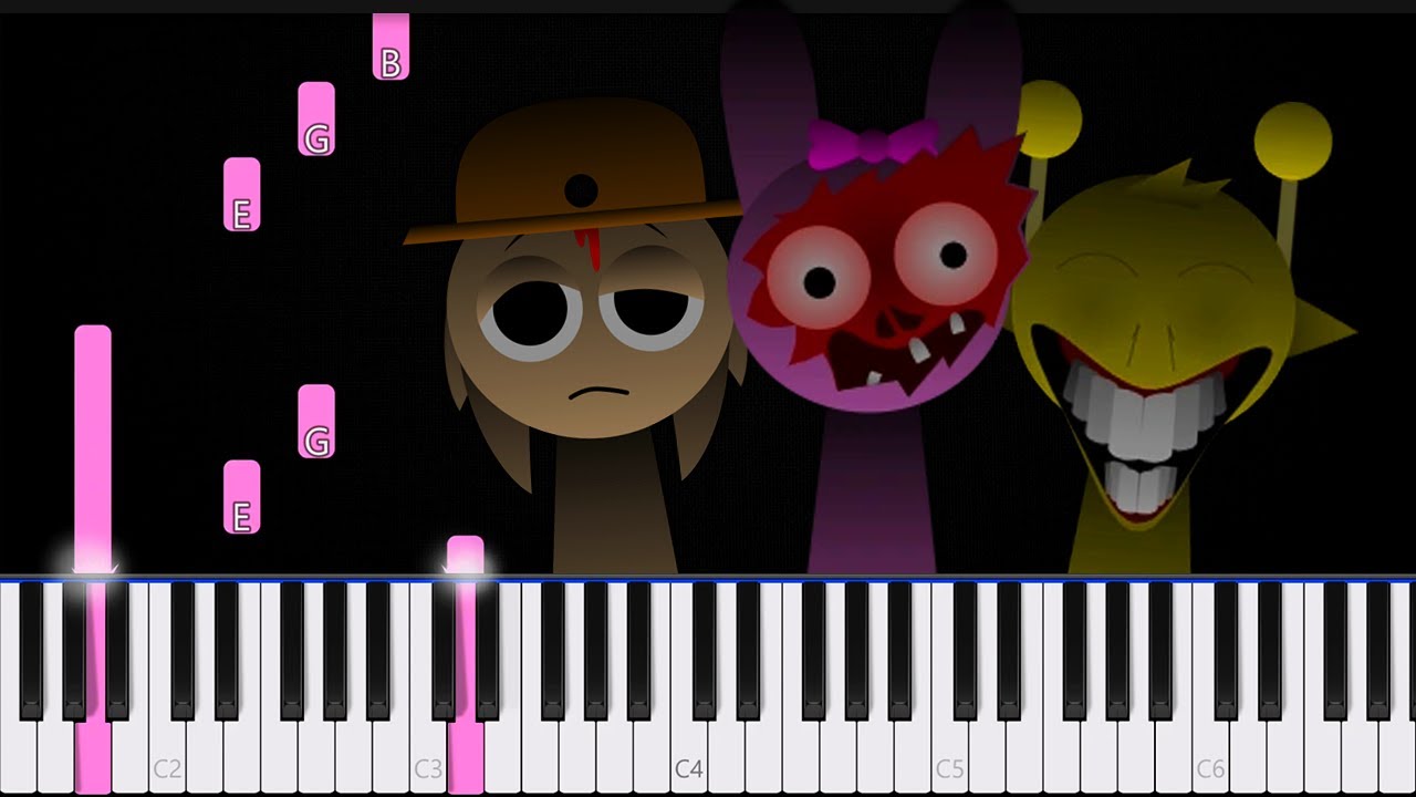 Incredibox Sprunki Horror Sounds 👉 Piano Tutorial Chords - Chordify