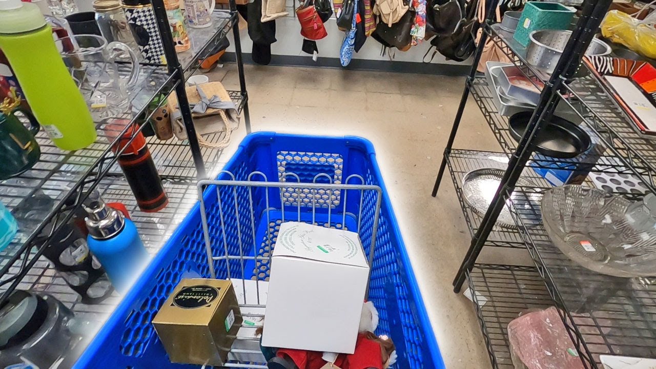 Blown Glass Christmas Ornaments At Goodwill | Thrift With Me + Haul ...