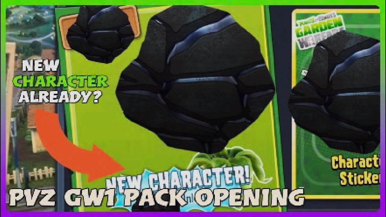 PVZ GW1 Pack Openings - New character already - YouTube