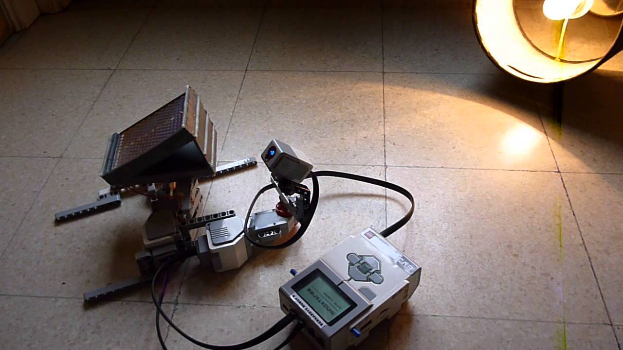 Solar tracker EV3 - YouTube
