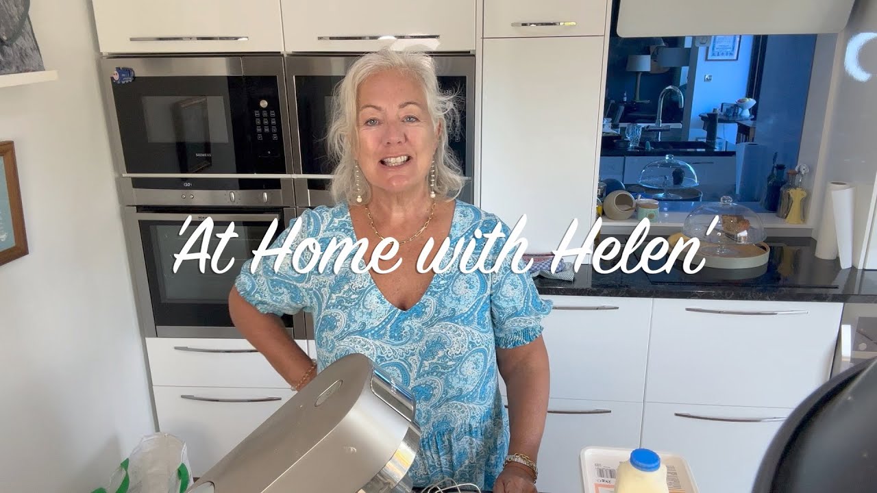 "At Home with Helen" = a different video today - cooking and crafting ...