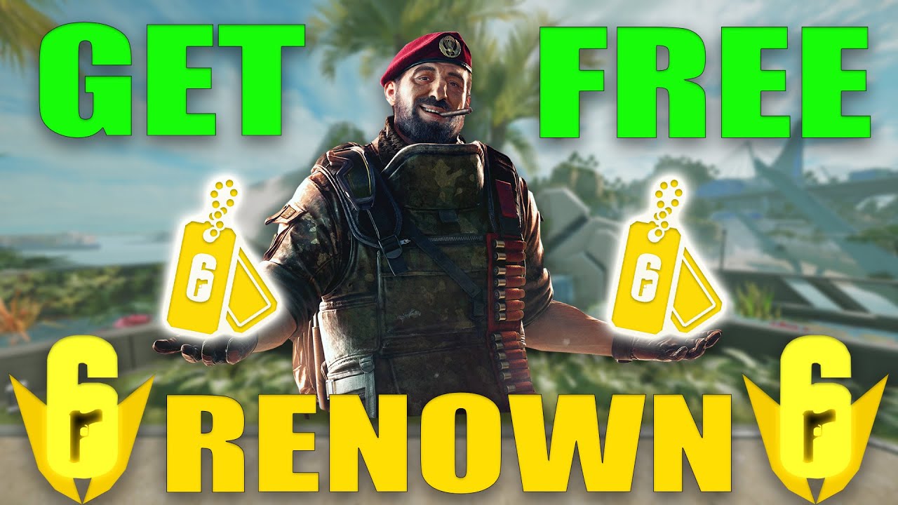 How To Get Free Renown in R6! | Unlock M.U.T.E. Protocol Items! - YouTube