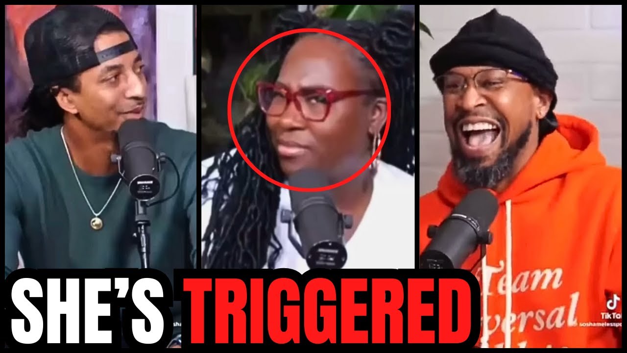 Woman gets TRIGGERED and flips out! - YouTube