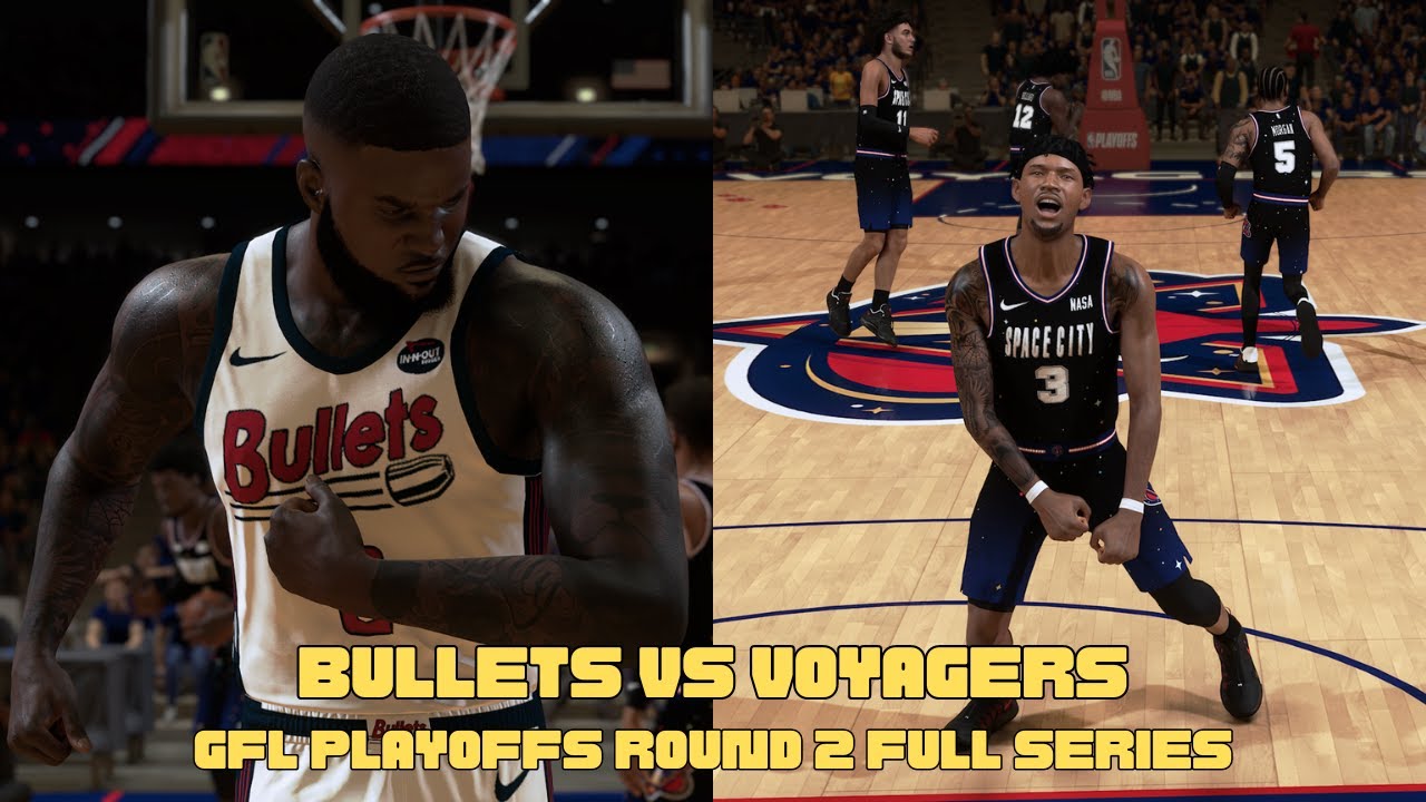 NBA 2K24 MyNBA GOATED Fictional League Ep.38 "BULLETS VS VOYAGERS" GFL ...